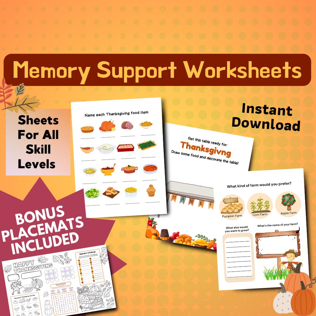 3-in-1 Senior Care Workbook Bundle | Cognitive Stimulation, Memory ...