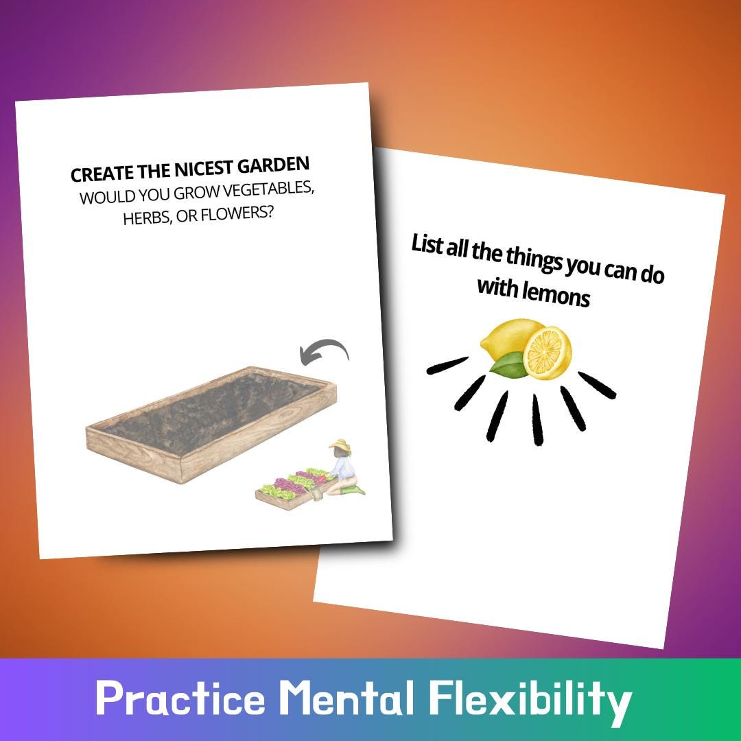 Mental Flexibility Kids Worksheets Elementary Age Activates Cognitive ...