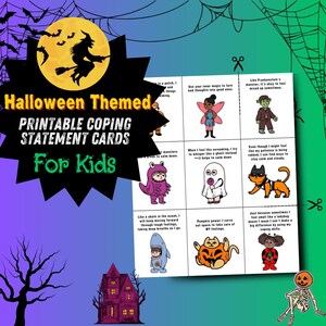 DBT & CBT Coloring Pages Halloween Themed Coloring Sheets for Kids ...