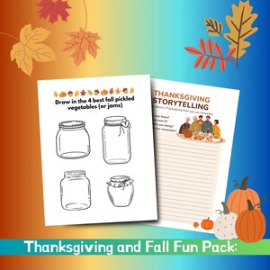 Fall Festivities & Thanksgiving Fun Engaging Activity Booklet for Kids ...