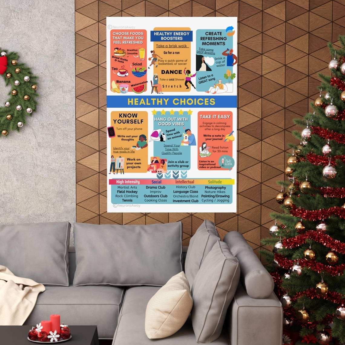 Making Healthy Choices Poster for Kids Smart Choices for Teens Student ...