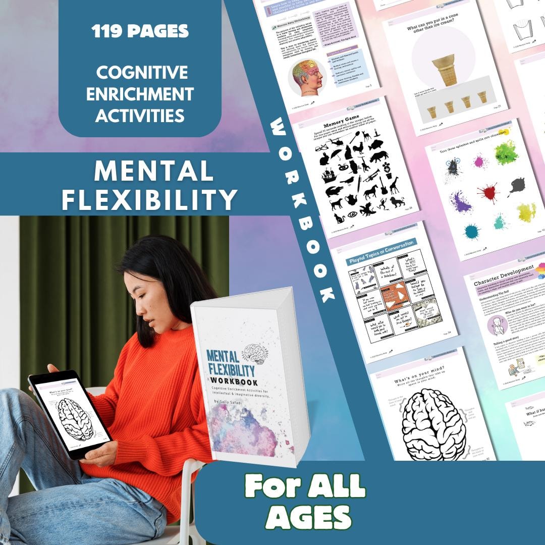 Mental Flexibility Workbook | 119 Pages of Cognitive Enrichment ...