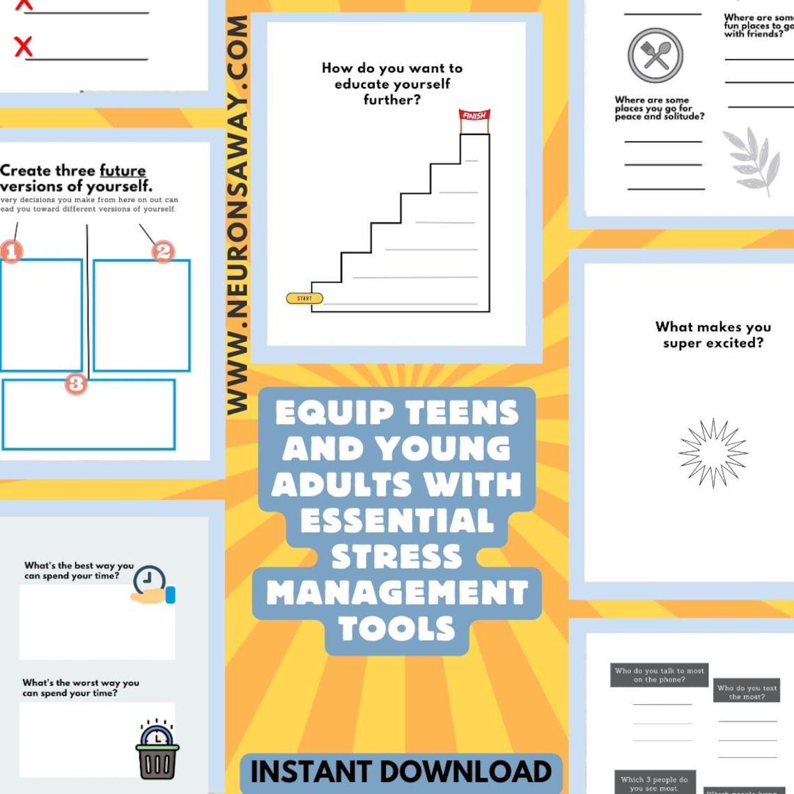 Self-discovery Workbook for Teens & Adults | Improve Emotional ...