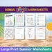 Seasonal 3-in-1 Senior Care Workbook Bundle | Cognitive Stimulation ...