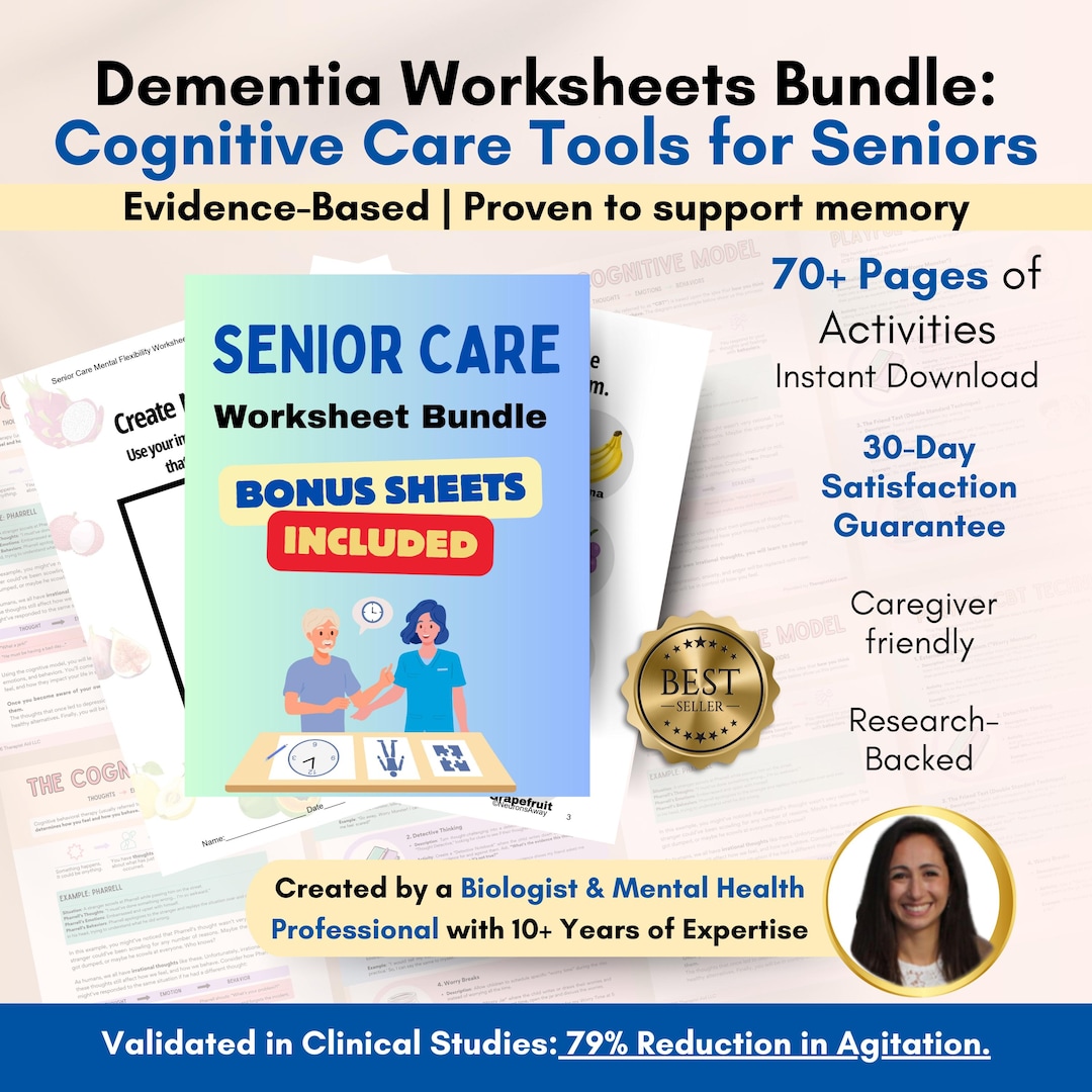 All-in-one Dementia Care Bundle: Montessori Dementia Activities ...