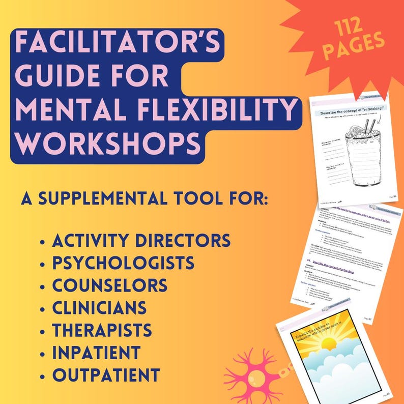 Mental Flexibility Workshop: Group Therapy Workbook, Cognitive ...
