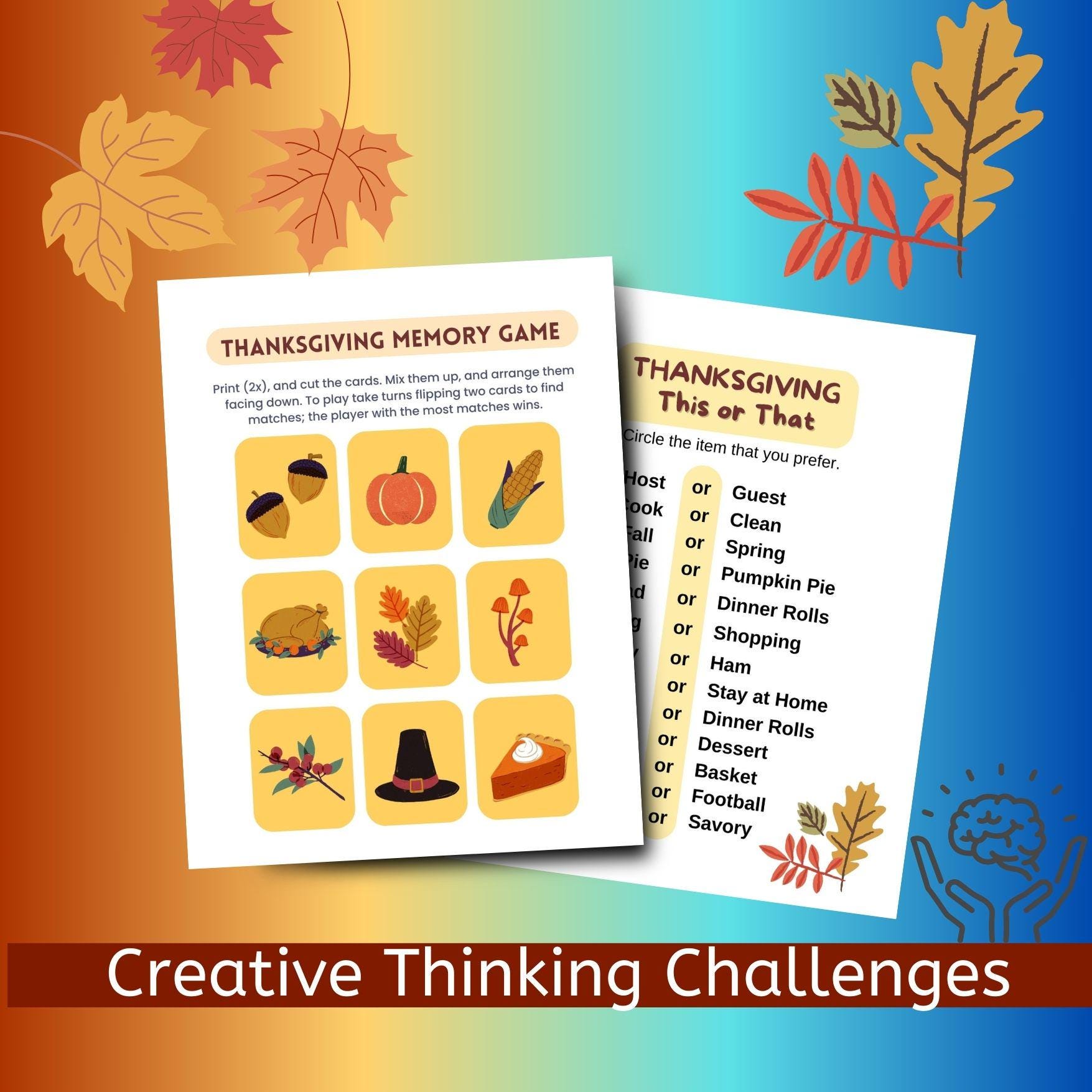 Fall Festivities & Thanksgiving Fun Engaging Activity Booklet for Kids ...