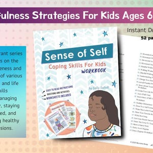 Childrens Counseling Bundle | Therapy Worksheets Anxiety Self ...