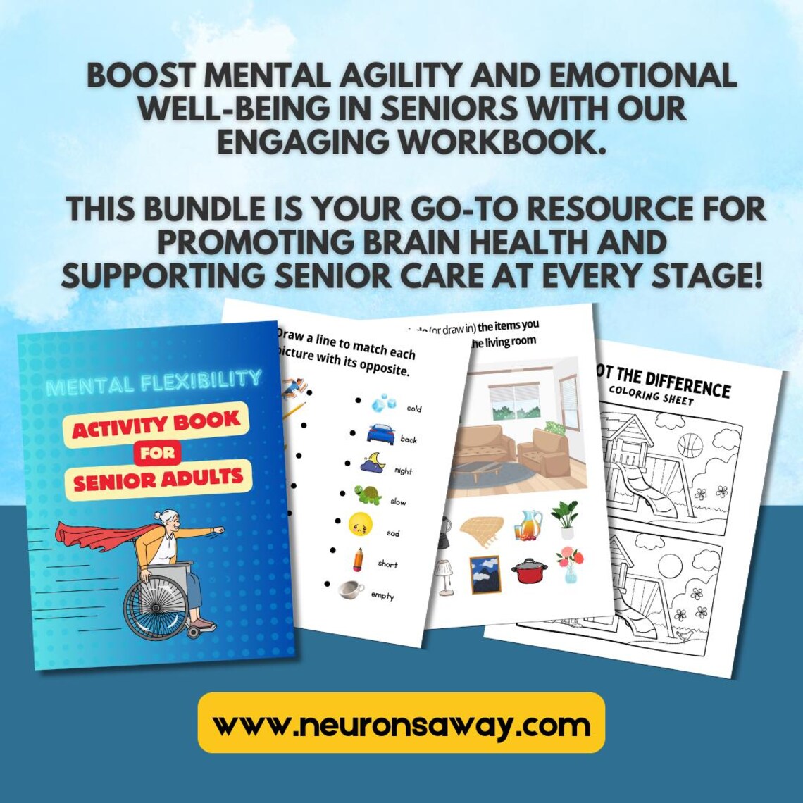 Senior Care | Dementia Activity Worksheets for Seniors | Brain Health ...