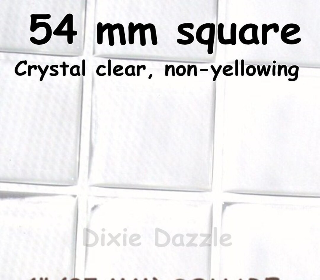 50 Hard-to-find Extra Large 54mm Square Cabochons for Compacts and ...