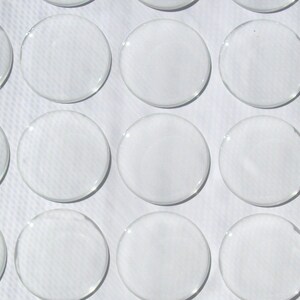 100 25mm, Round Circle Clear Epoxy Resin Stickers for Photo Jewelry ...