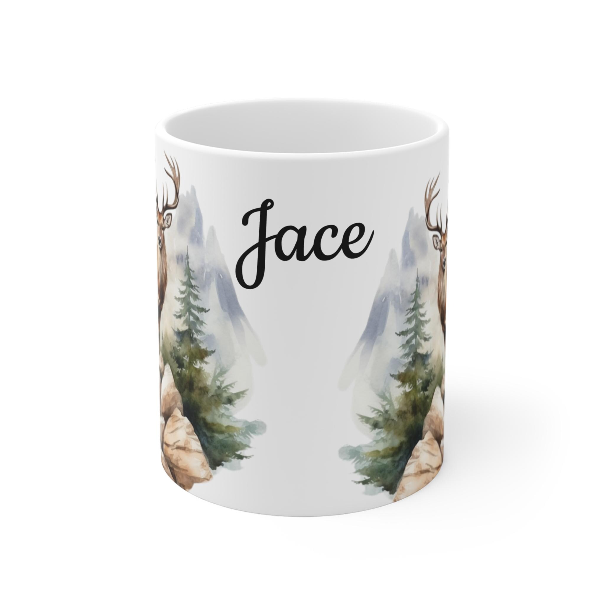 Big Buck Mug for Wildlife Lover Deer Coffee Mug for Dad Personalized ...