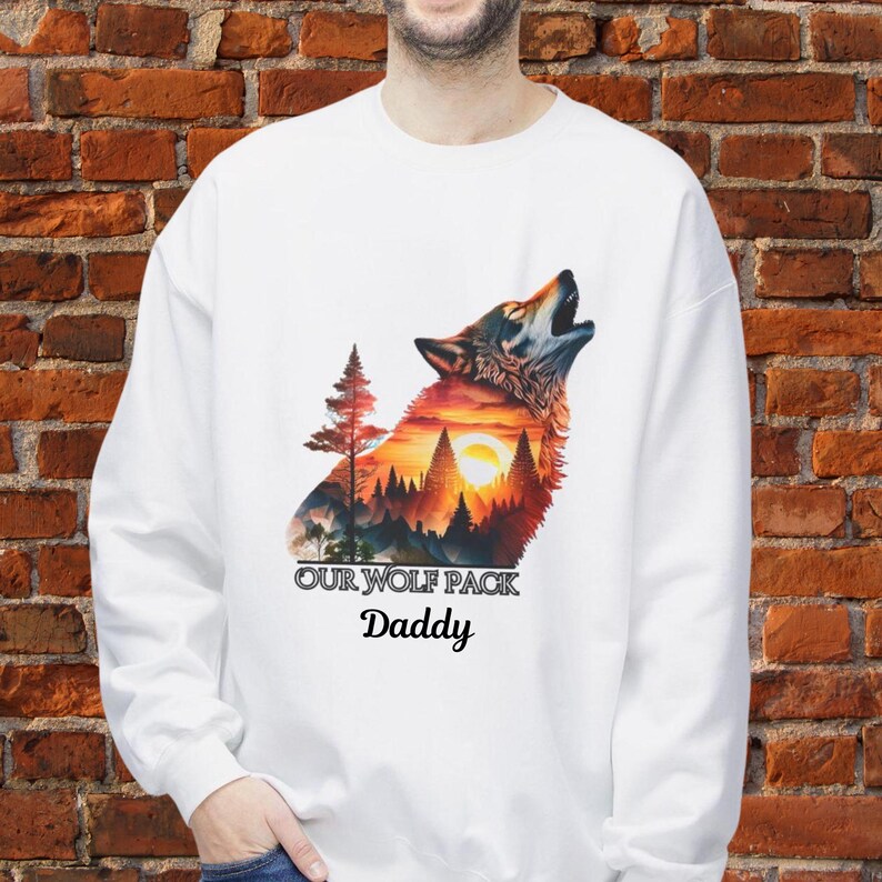 Wolf Pack Sweatshirt for Wolf Enthusiasts Family Reunion Wildlife ...