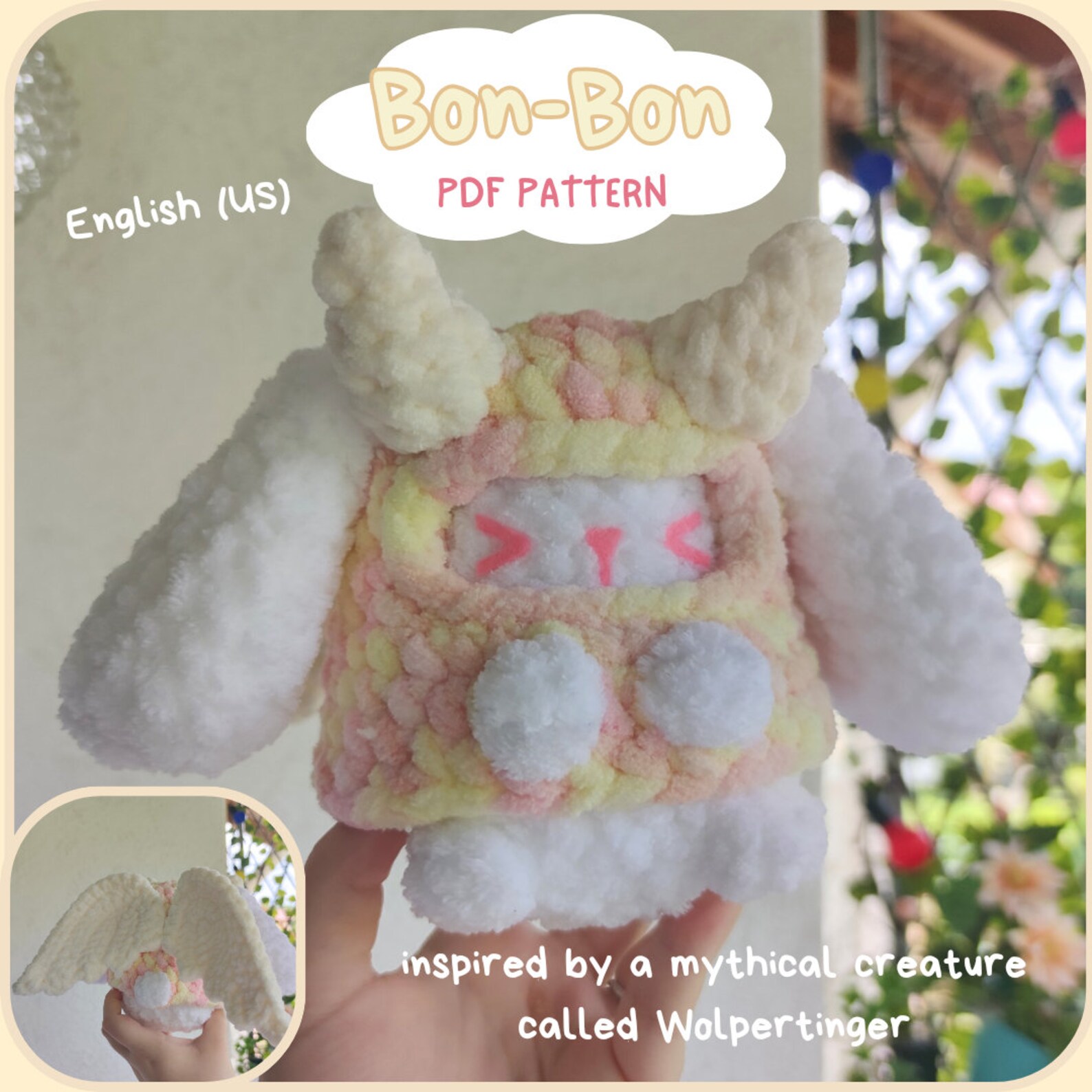 Amigurumi Pattern bon-bon, Bunny in a Costume, PDF Pattern - Etsy