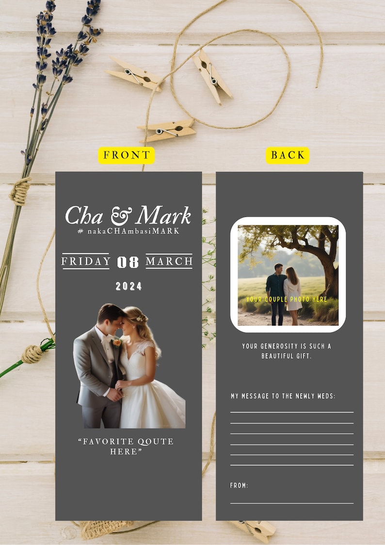 Unique Money Envelope for a Wedding - Etsy