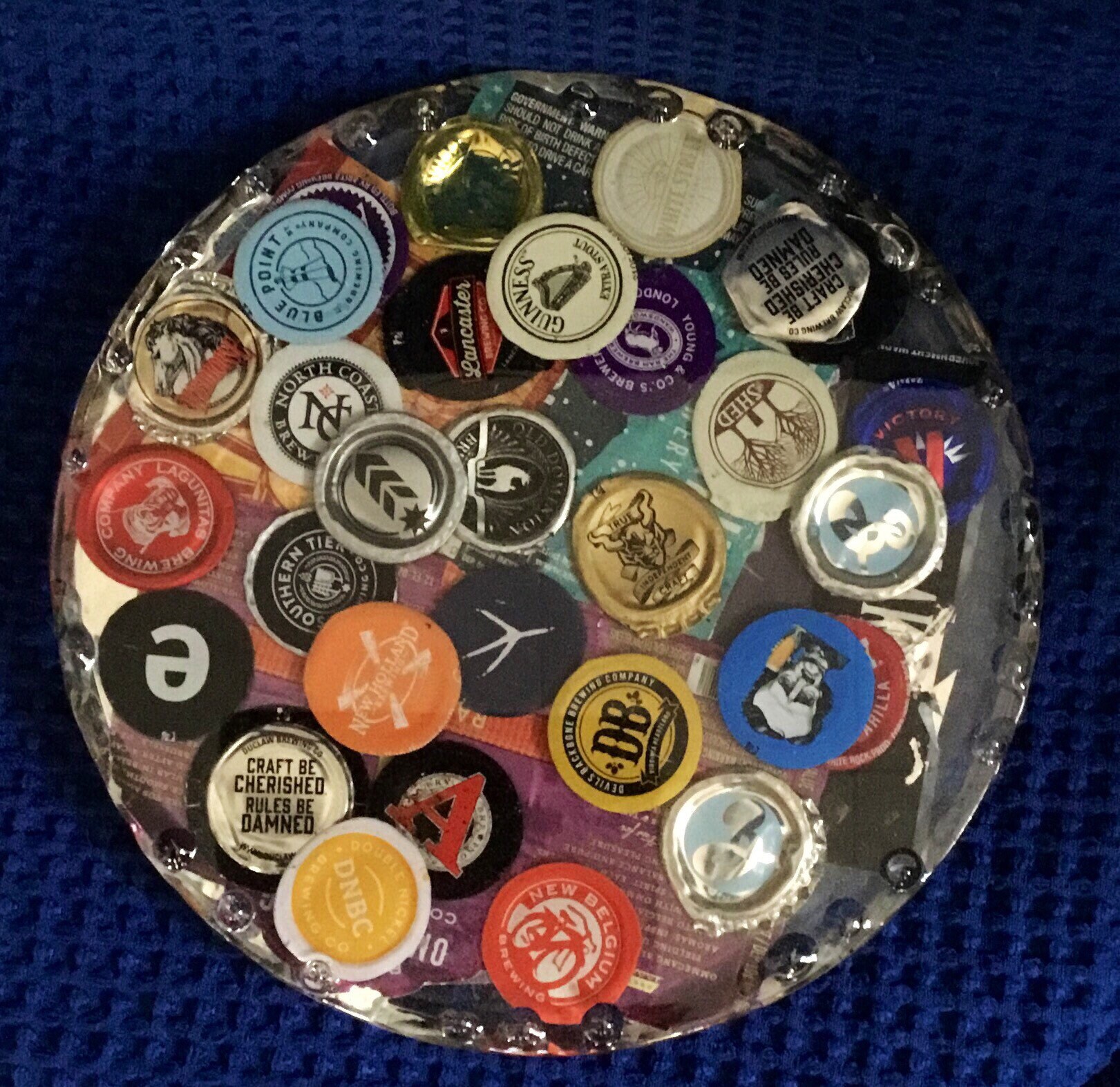 Beer Bottle Cap Serving Tray - Etsy