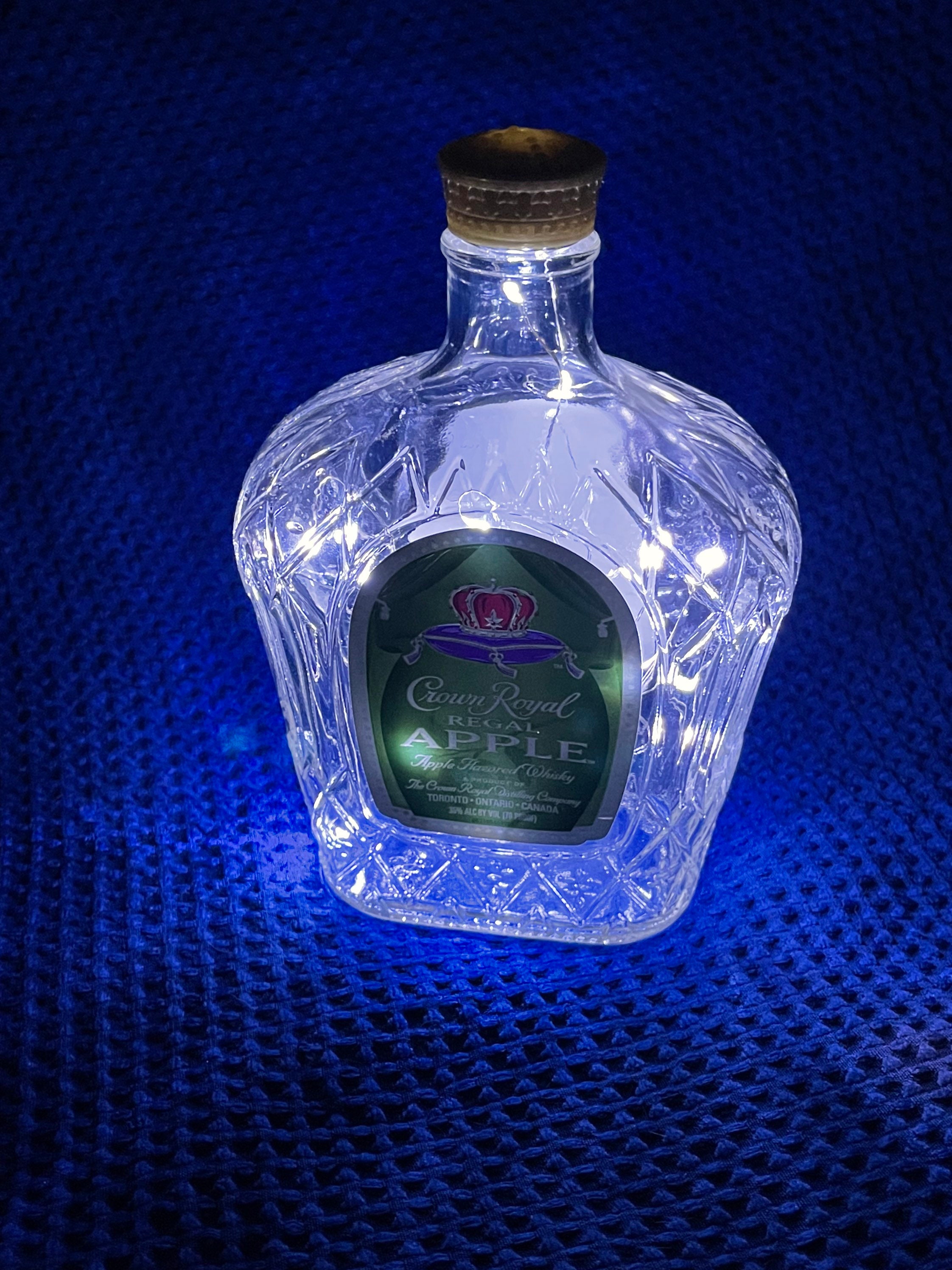 Crown Royal Apple whiskey light | Etsy