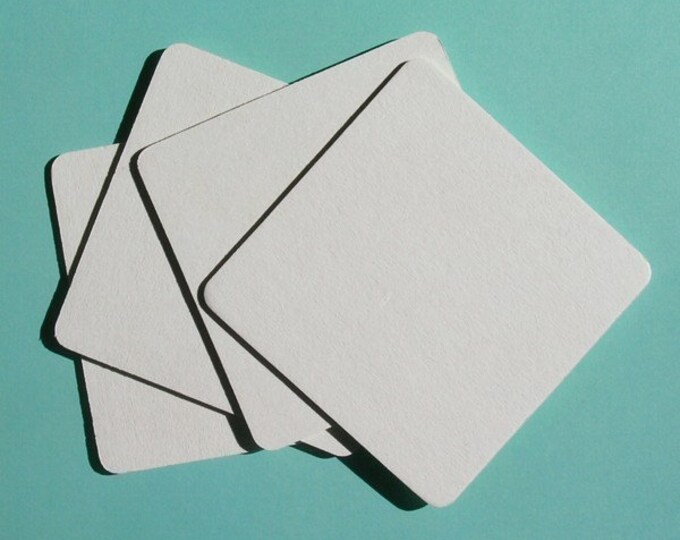 60 Blank Coasters for Craft Projects or Letterpress Printing - Etsy