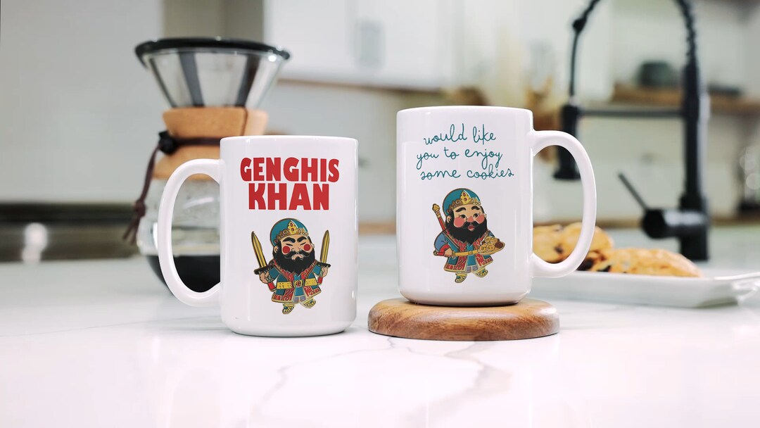 Genghis Khan Gift Funny Genghis Khan Mug for History Buff Gift for ...