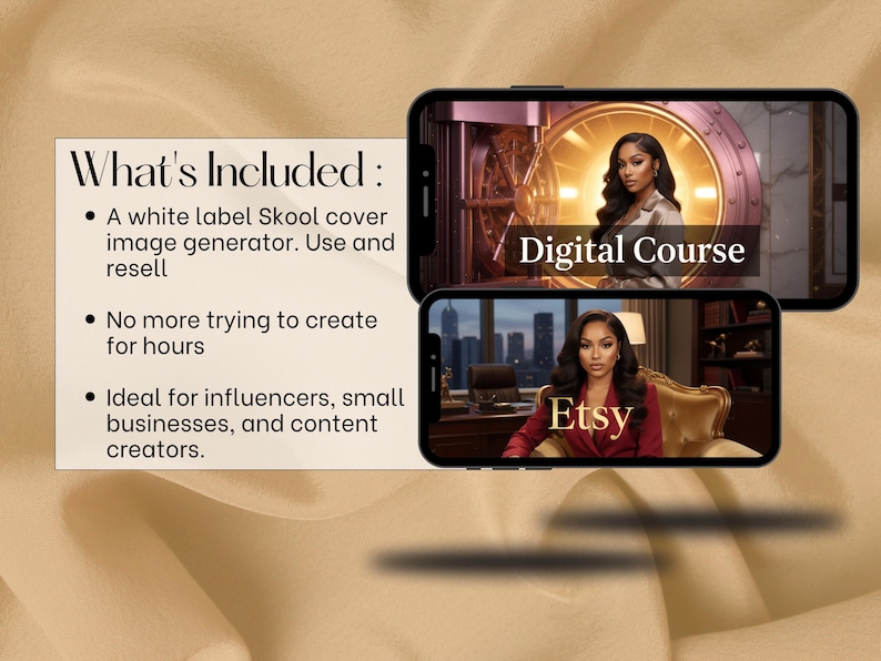 Skool Cover Photo Generator App | AI Cover Creator With PLR | White ...