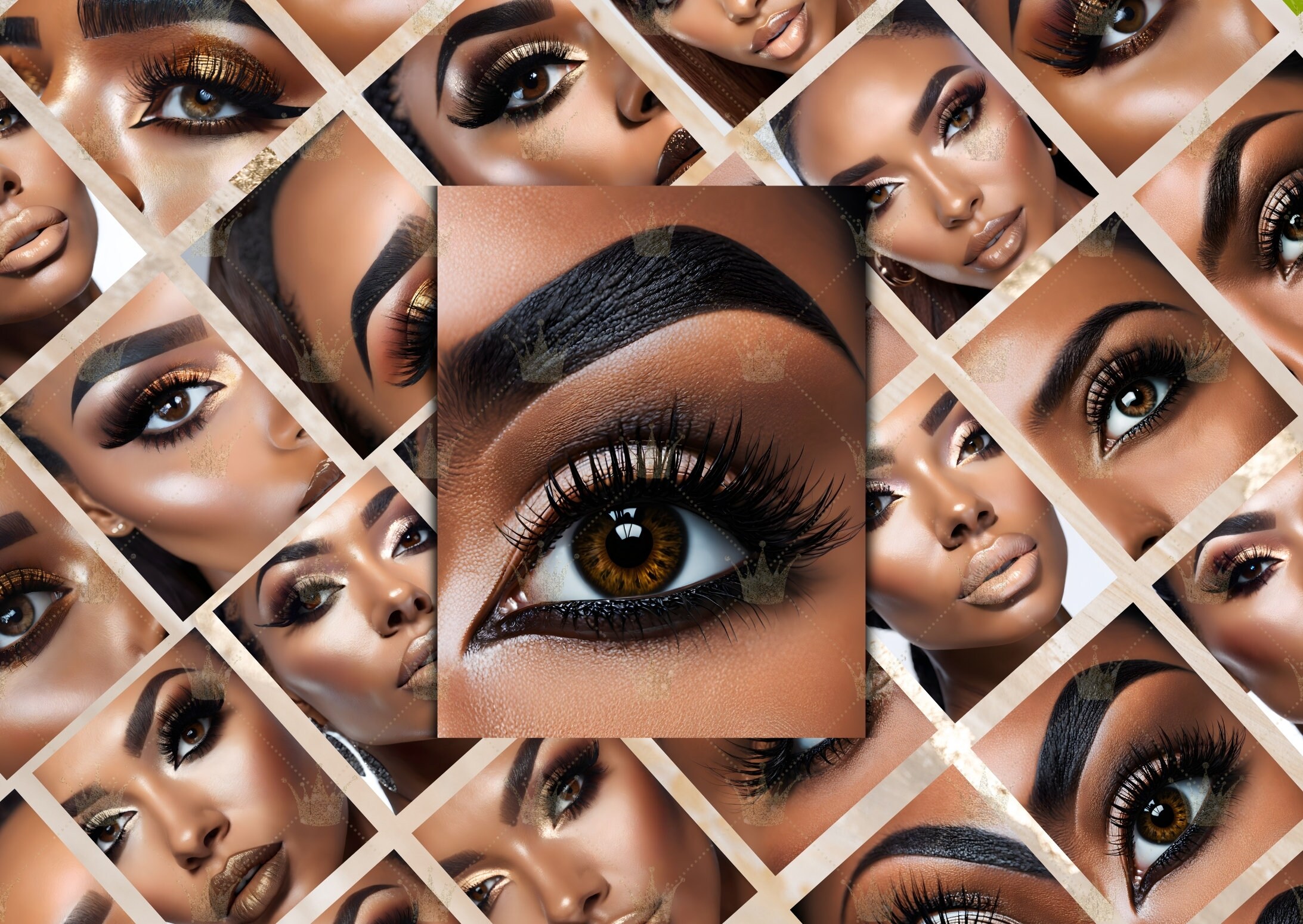 Black Woman Stock Photos of Lash Makeup Brow Models Stock Images of ...