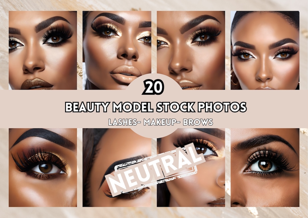 Black Woman Stock Photos of Lash Makeup Brow Models Stock Images of ...
