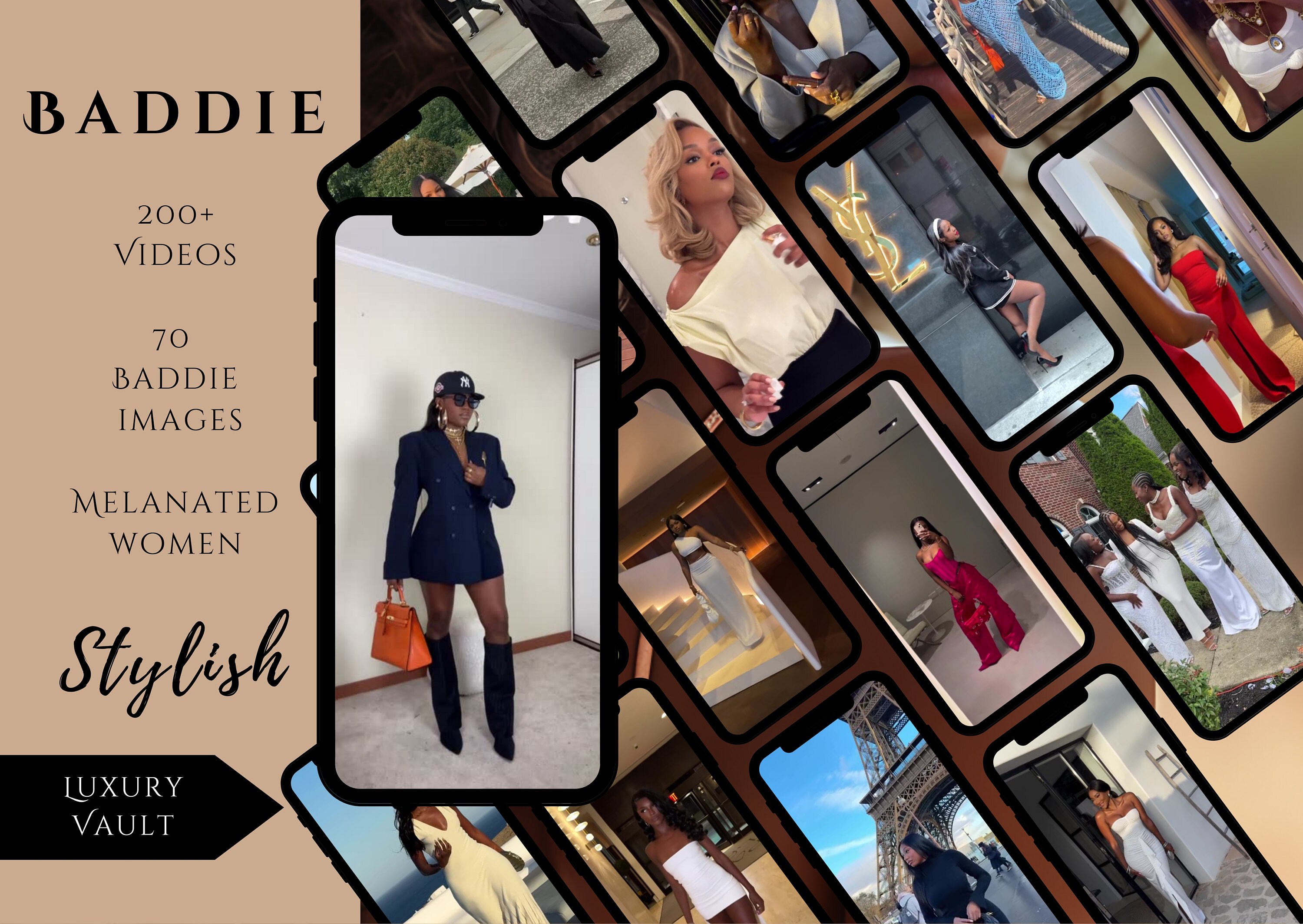 Luxury Social Media Video Bundle: Faceless & Baddie Content (digital ...