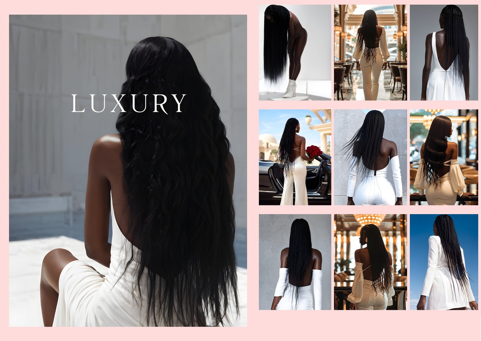 Faceless Photos Black Women of Color 100 PLR Images Tiktok Youtube ...