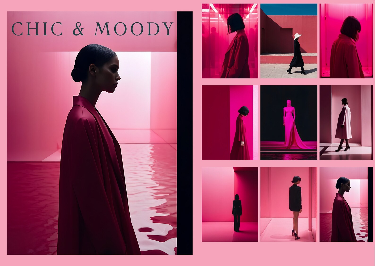 Pink Luxury Chic Aesthetic Faceless Stock Image Bundle - Etsy