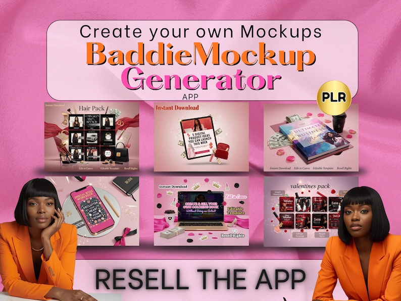 Digital Mockup Generator App – Create & Resell Digital Products Mockups ...