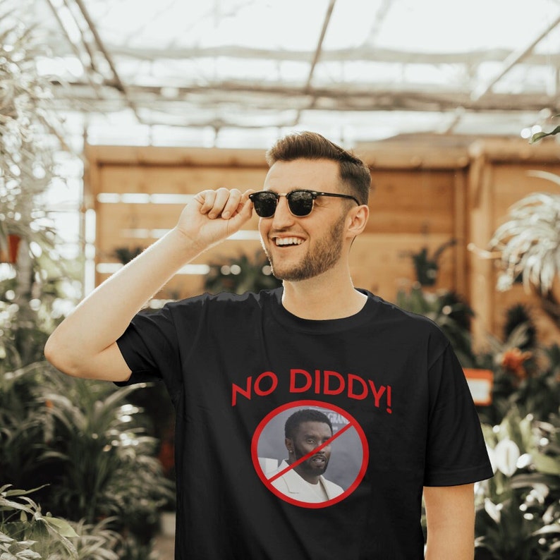No Diddy Graphic Tee P-diddy T-shirt Unisex Meme Graphic Tee Jeffery ...