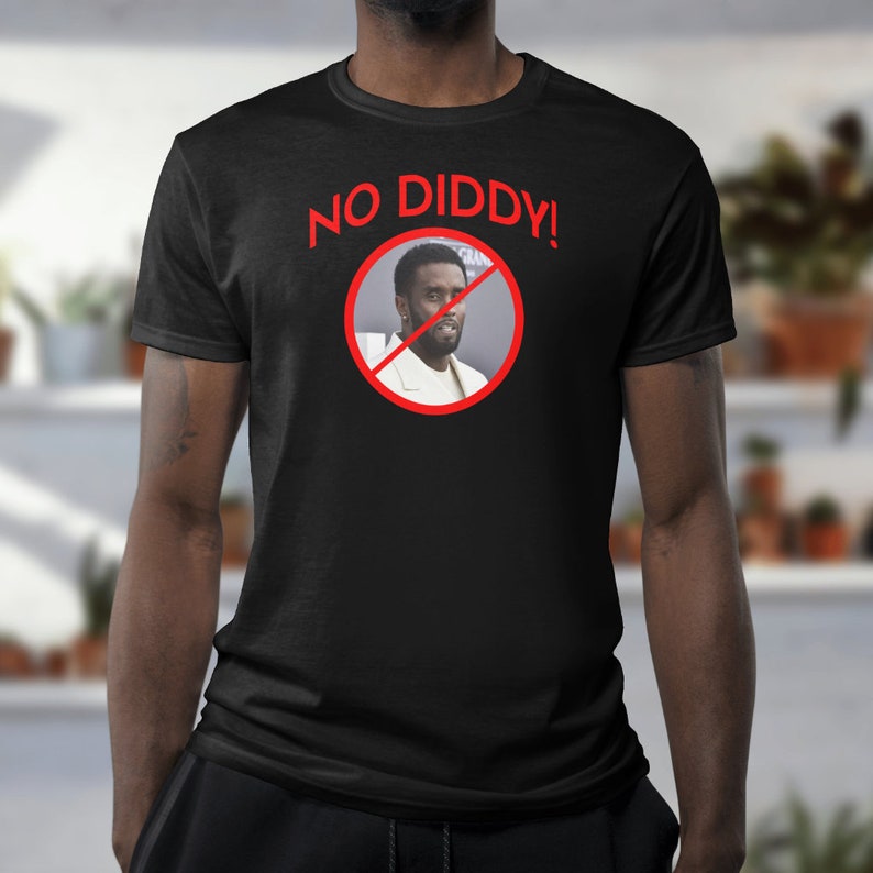 No Diddy Graphic Tee P-diddy T-shirt Unisex Meme Graphic Tee Jeffery ...