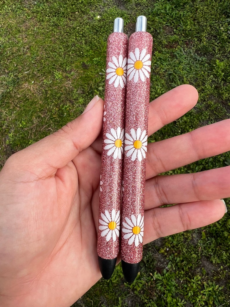 Daisy Flower Gel Retractable Pen - Etsy