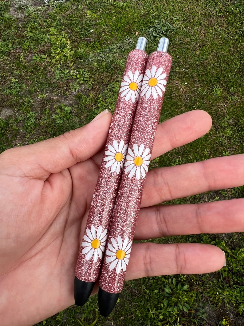 Daisy Flower Gel Retractable Pen - Etsy
