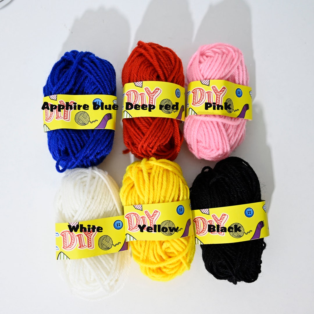 Mercerized Cotton Yarn 6-color Beginner Set, Cotton Yarn, Summer Yarn ...