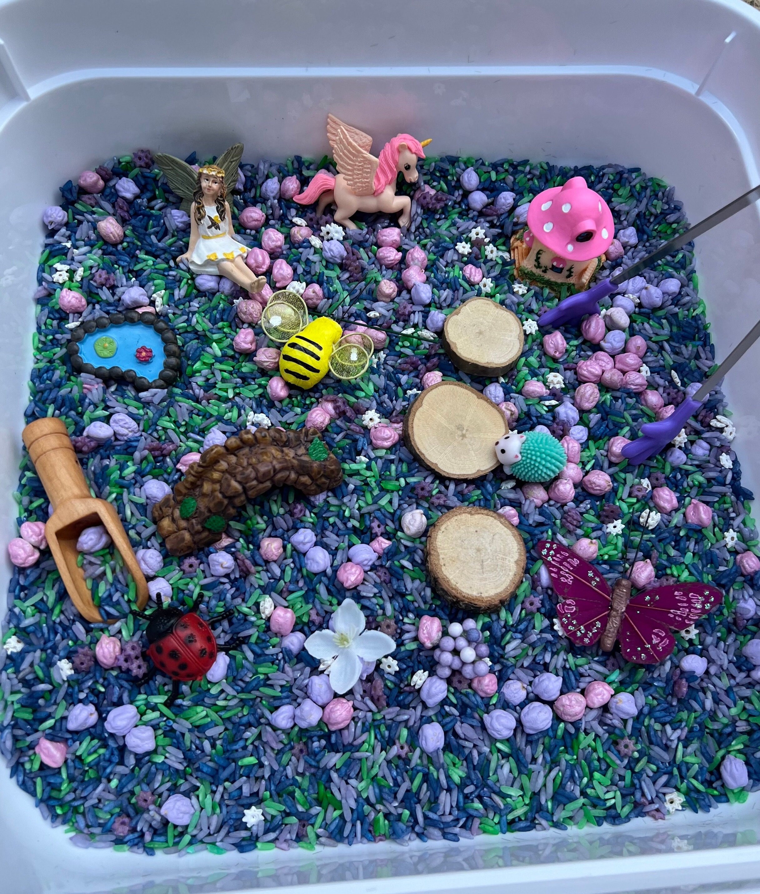 Fairy Sensory Bin | Unicorns | Montessori Play Kit | Sensory Kit Filler ...