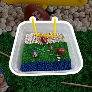 Football Sensory Bin | Christmas | Montessori Play | Sensory Kit Filler ...