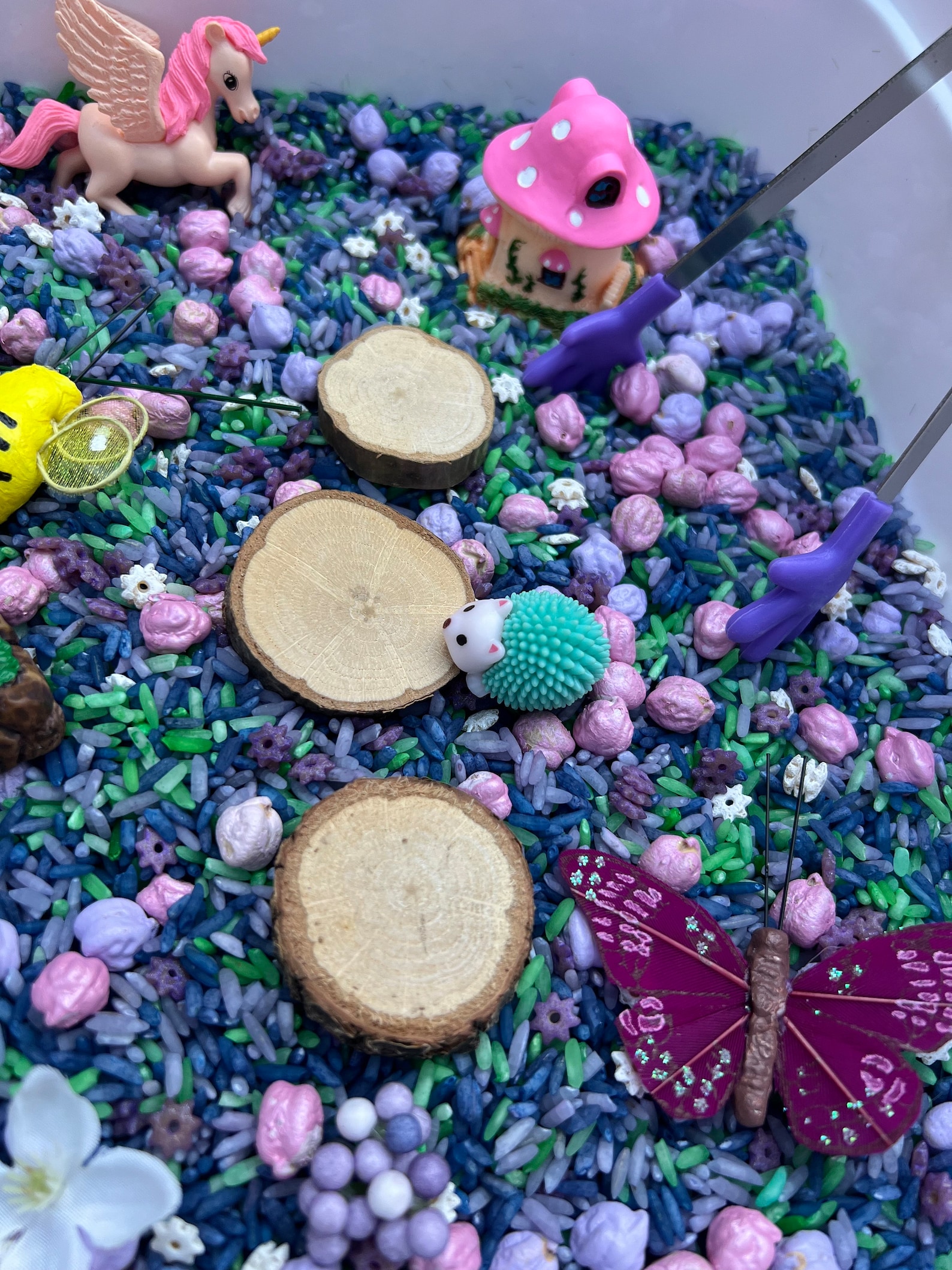 Fairy Sensory Bin | Unicorns | Montessori Play Kit | Sensory Kit Filler ...
