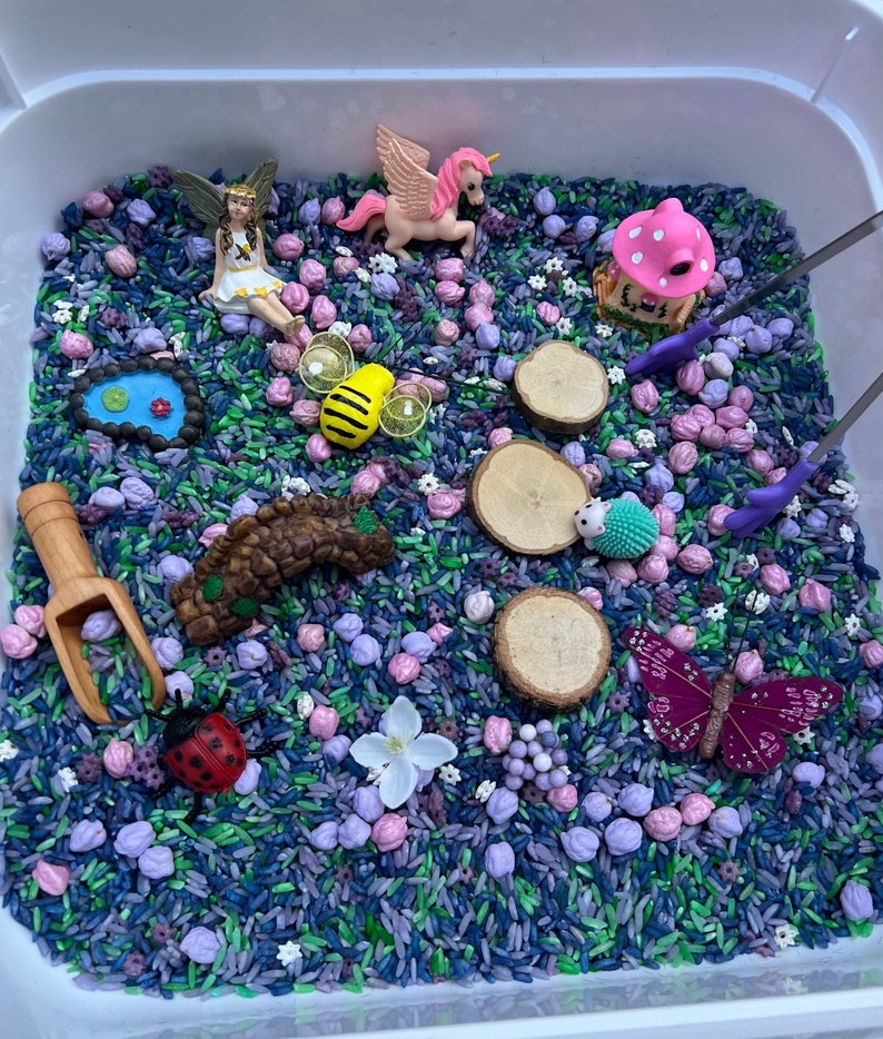 Fairy Sensory Bin | Unicorns | Montessori Play Kit | Sensory Kit Filler ...