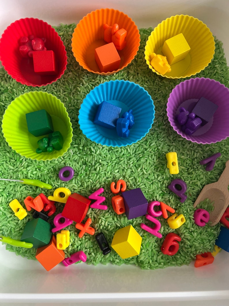 Colors Sensory | Play Kit | Montessori Play Kit | Sensory Kit Filler ...