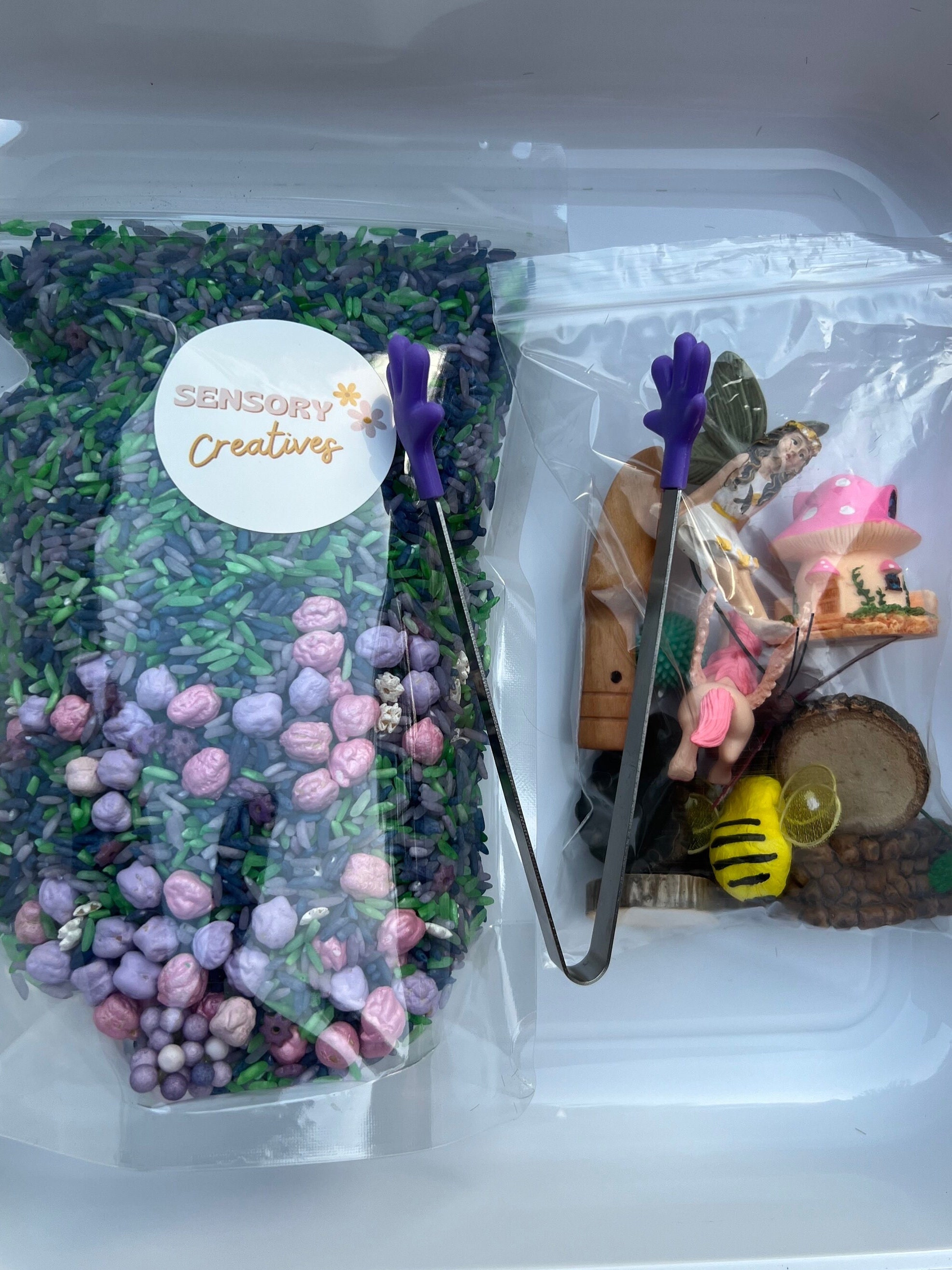 Fairy Sensory Bin | Unicorns | Montessori Play Kit | Sensory Kit Filler ...