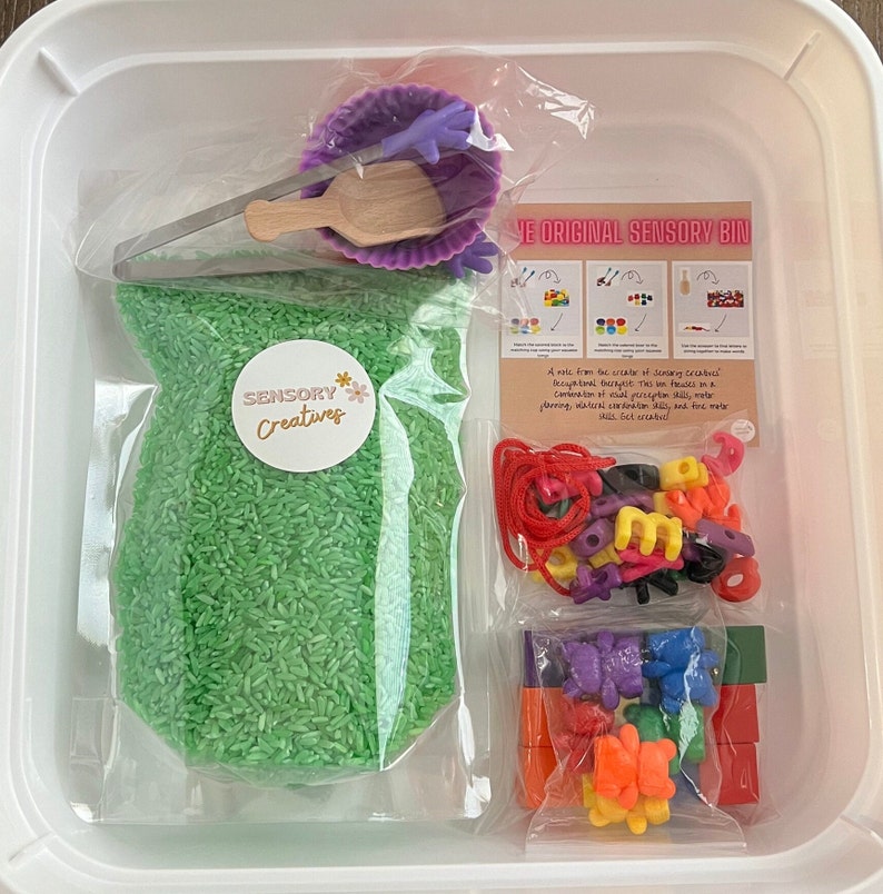 Colors Sensory | Play Kit | Montessori Play Kit | Sensory Kit Filler ...