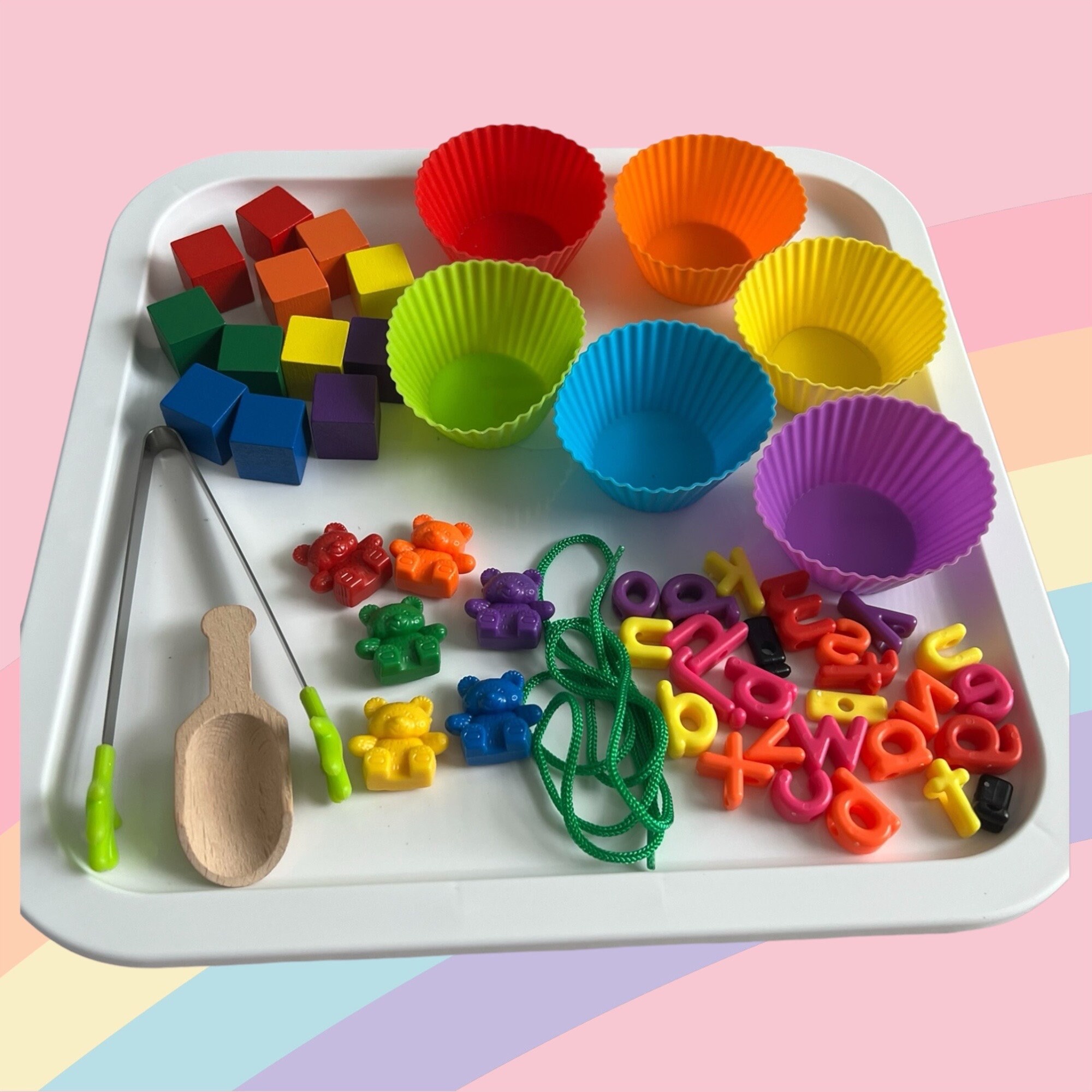Colors Sensory | Play Kit | Montessori Play Kit | Sensory Kit Filler ...