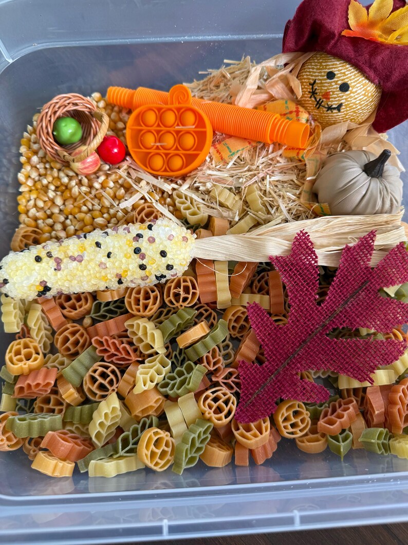 Fall Sensory Play Kit Montessori Play Kit Sensory Kit Filler Toddler ...