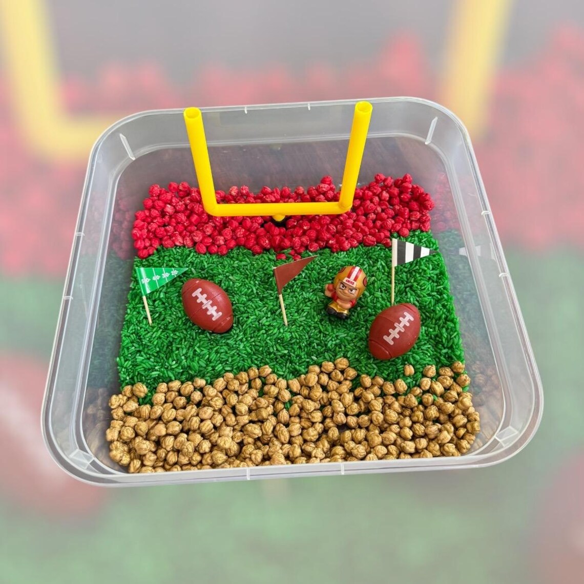 Football Sensory Play Kit Montessori Play Kit Sensory Kit Filler ...