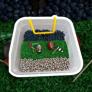 Football Sensory Bin | Christmas | Montessori Play | Sensory Kit Filler ...
