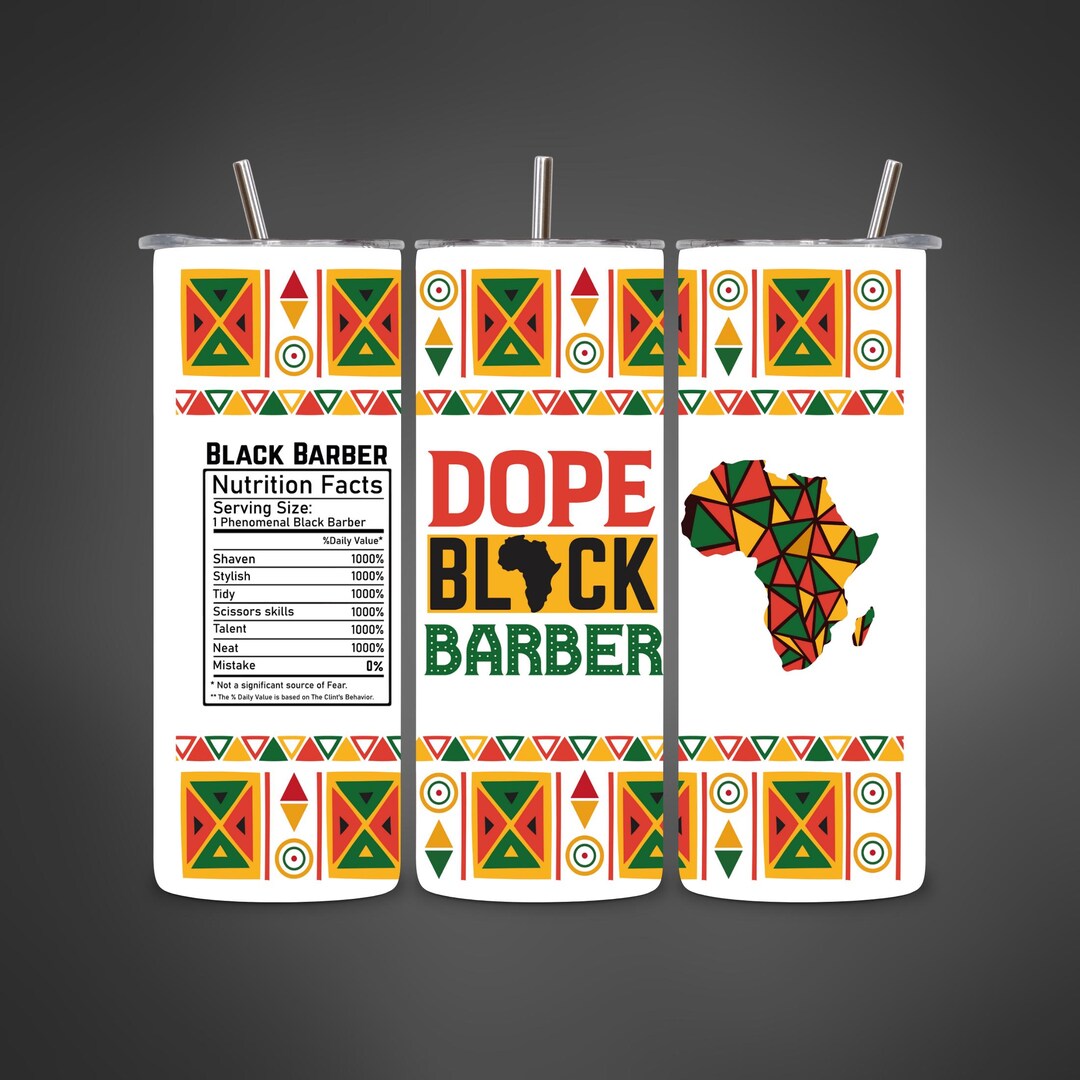 Black Barber Tumbler, Barber Cup, Black Barber Gifts, Black Barber Gift ...