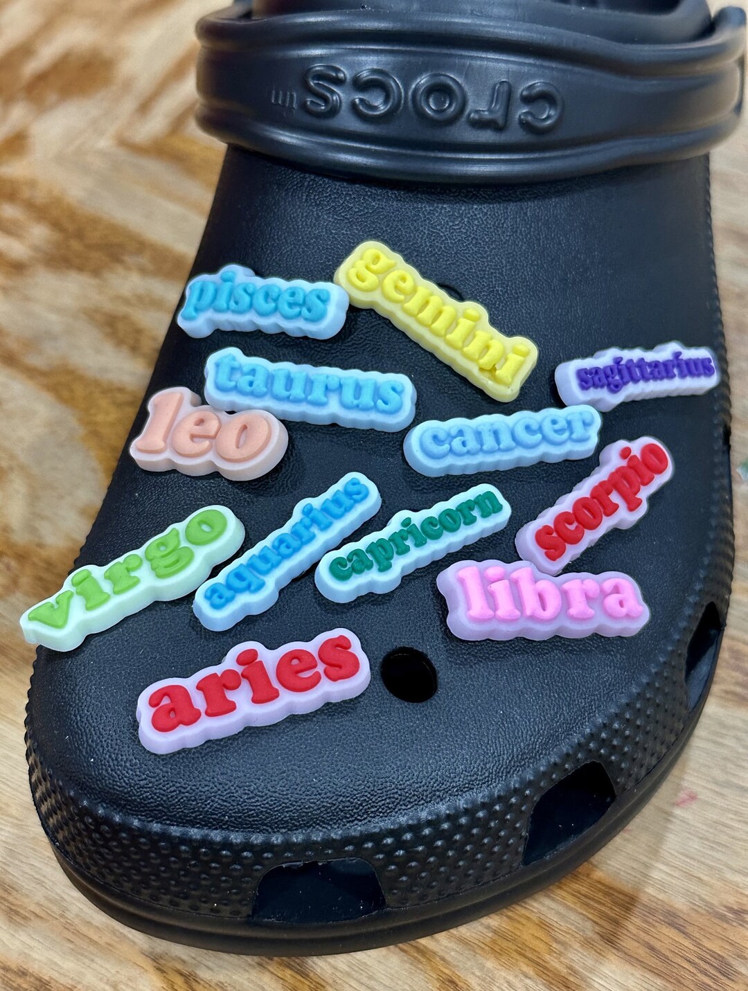 Zodiac Shoe Charm, Astrology Croc Shoe Charms, Shoe Decoration - Etsy