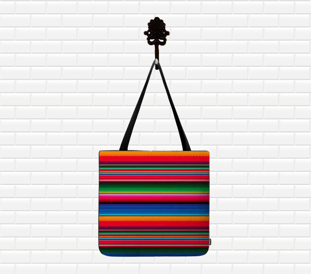 Serape Inspired Tote, Ethnic Tote, Boho Bag, Tote Bag Purse, Gift for ...