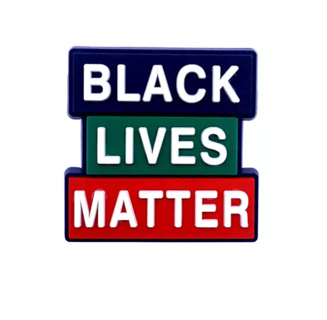 Black Lives Matter Shoe Charm, African American BLM Shoe Charms, Black ...